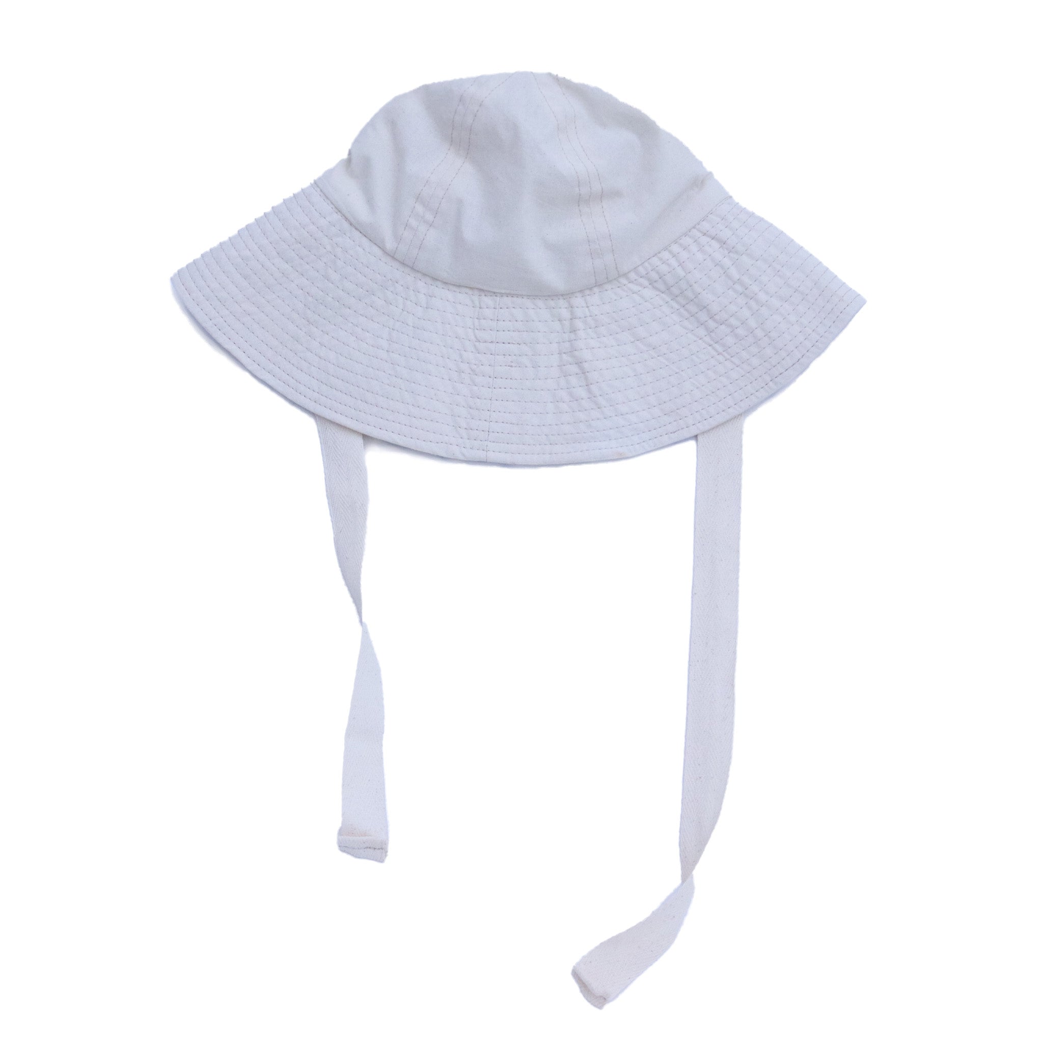Round Bucket Hat In Natural cotton – Uriel Studio