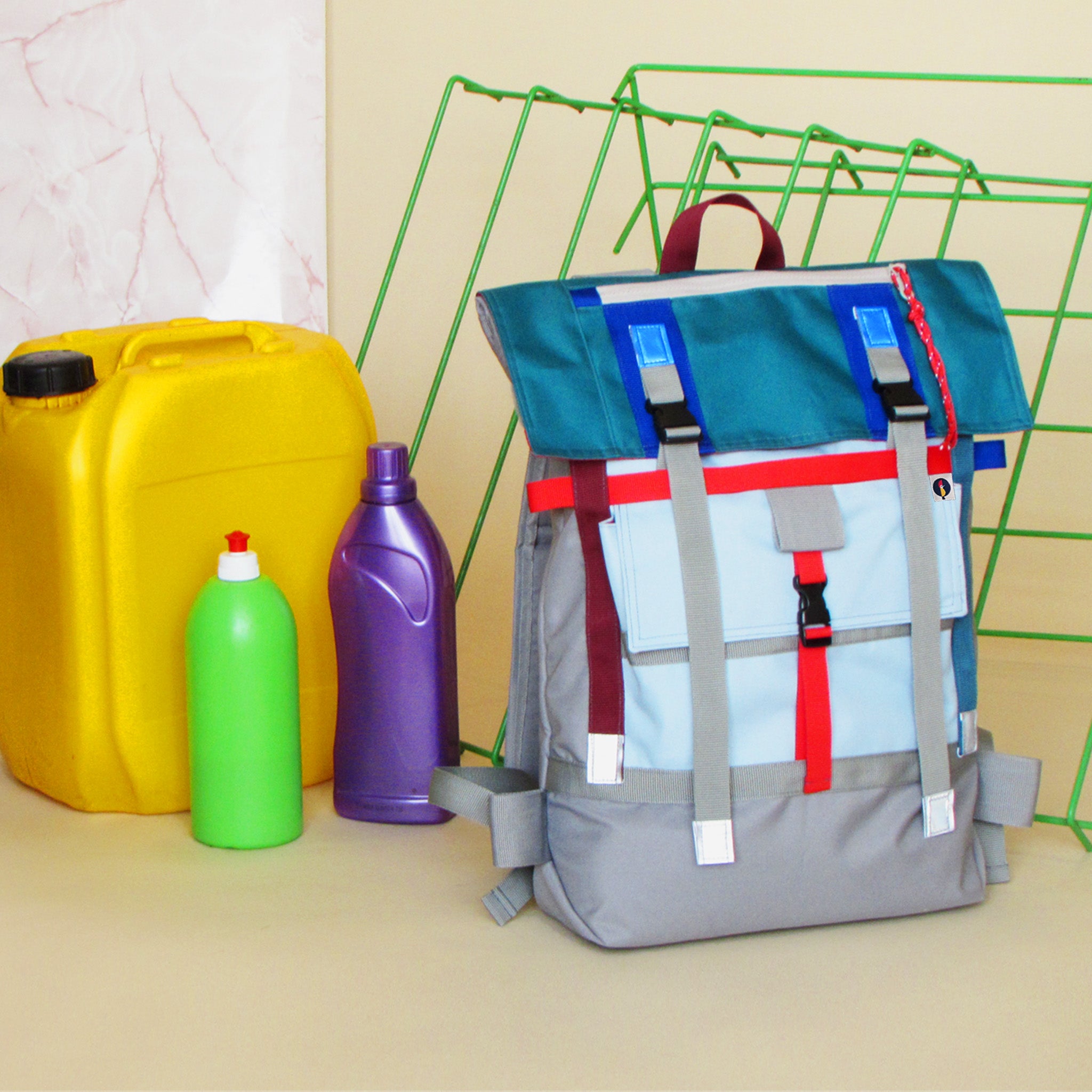 Totem Backpack Aqua-Sky – Uriel Studio