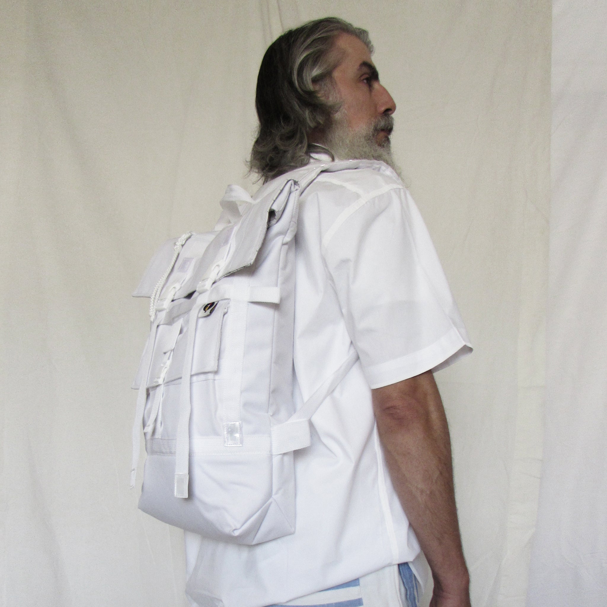 Totem Backpack Optic White – Uriel Studio